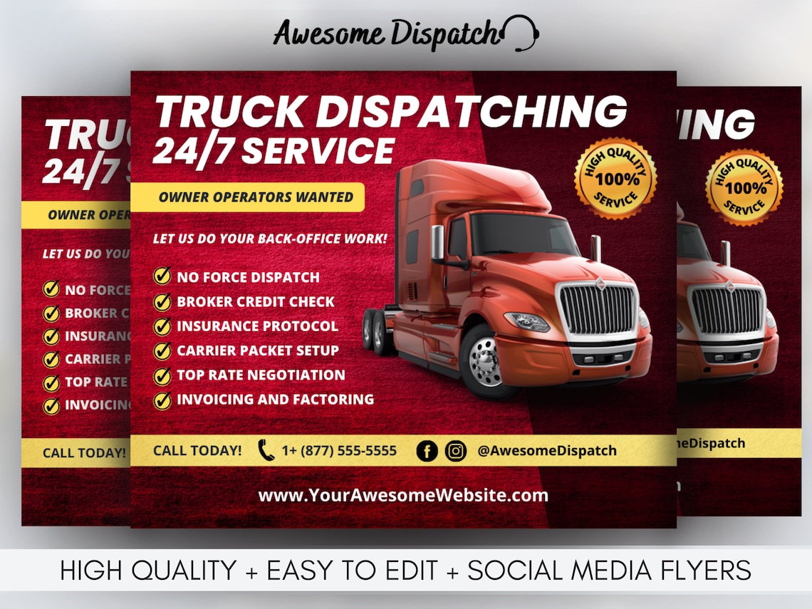 freight-dispatcher-flyer-promote-your-truck-dispatcher-etsy