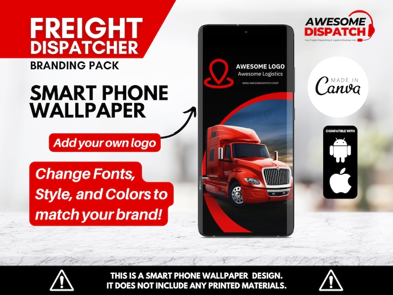 Freight Dispatcher Branding Template Pack for Your Truck Dispatching ...