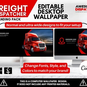 Freight Dispatcher Branding Template Pack for Your Truck Dispatching ...