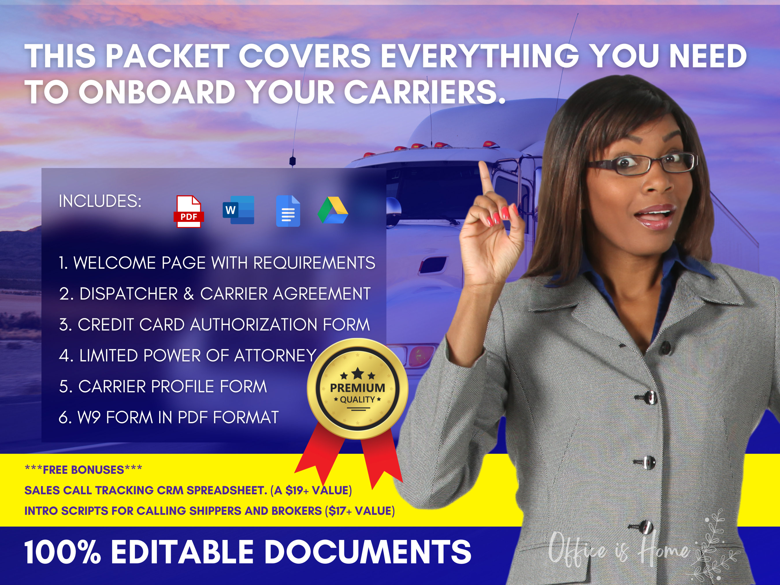 freight-dispatcher-and-carrier-agreement-welcome-packet-etsy