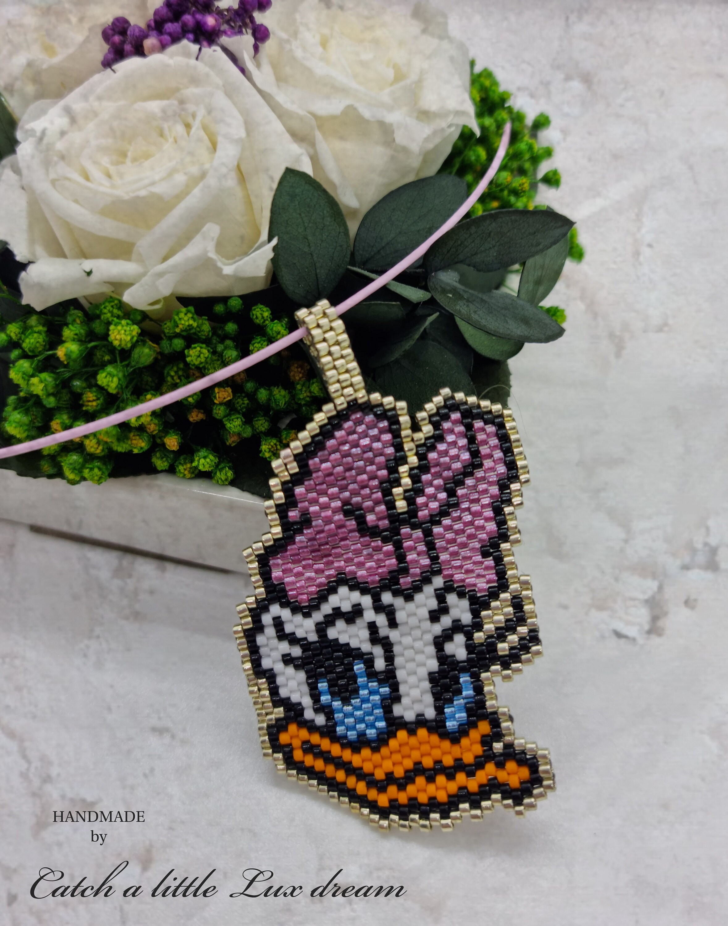 Brick Stitch Counterpart Disney's daisy Duck - Etsy