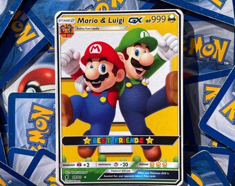 Custom Luigi Card - Etsy