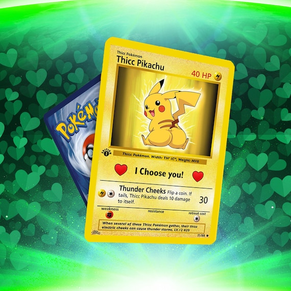 Pokemon Pikachu Card Original