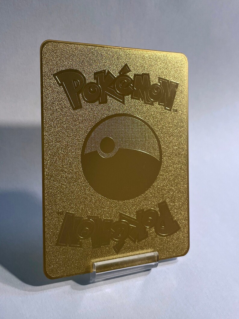 Charizard DX Golden Metal Pokémon Card Trading Card Custom - Etsy