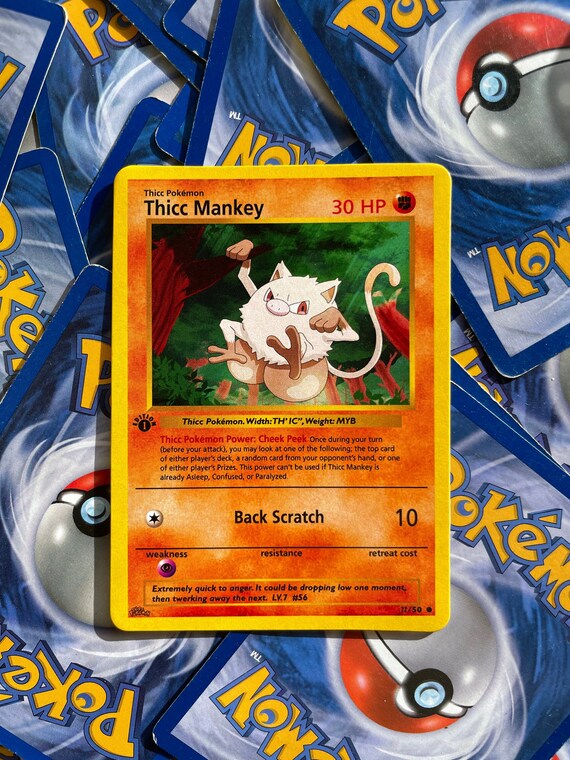 Mankey Pokemon Card