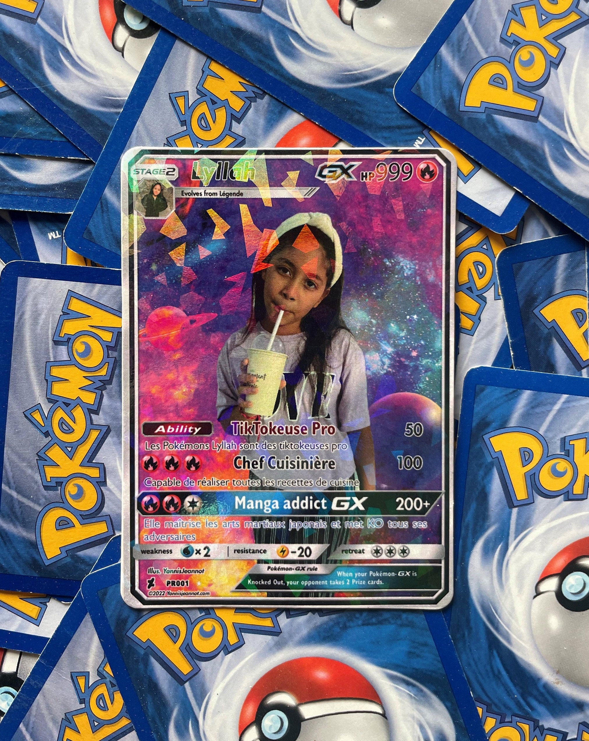 Personalized Pokemon Card Custom Made - Etsy