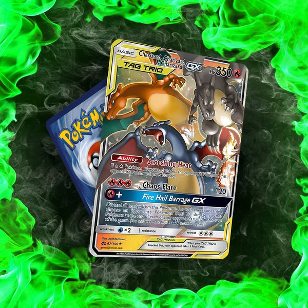 Charizard Tag Trio - Etsy