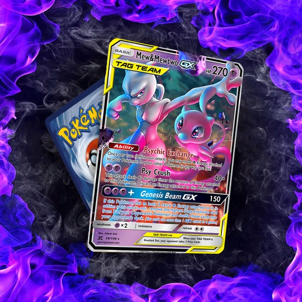 Original Mewtwo Card - Etsy