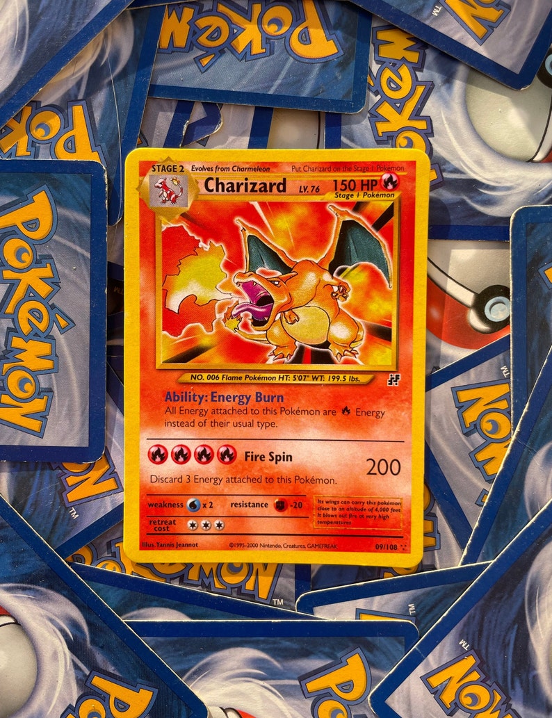 Charizard Special Holographic Pokemon Collective GX Trading - Etsy