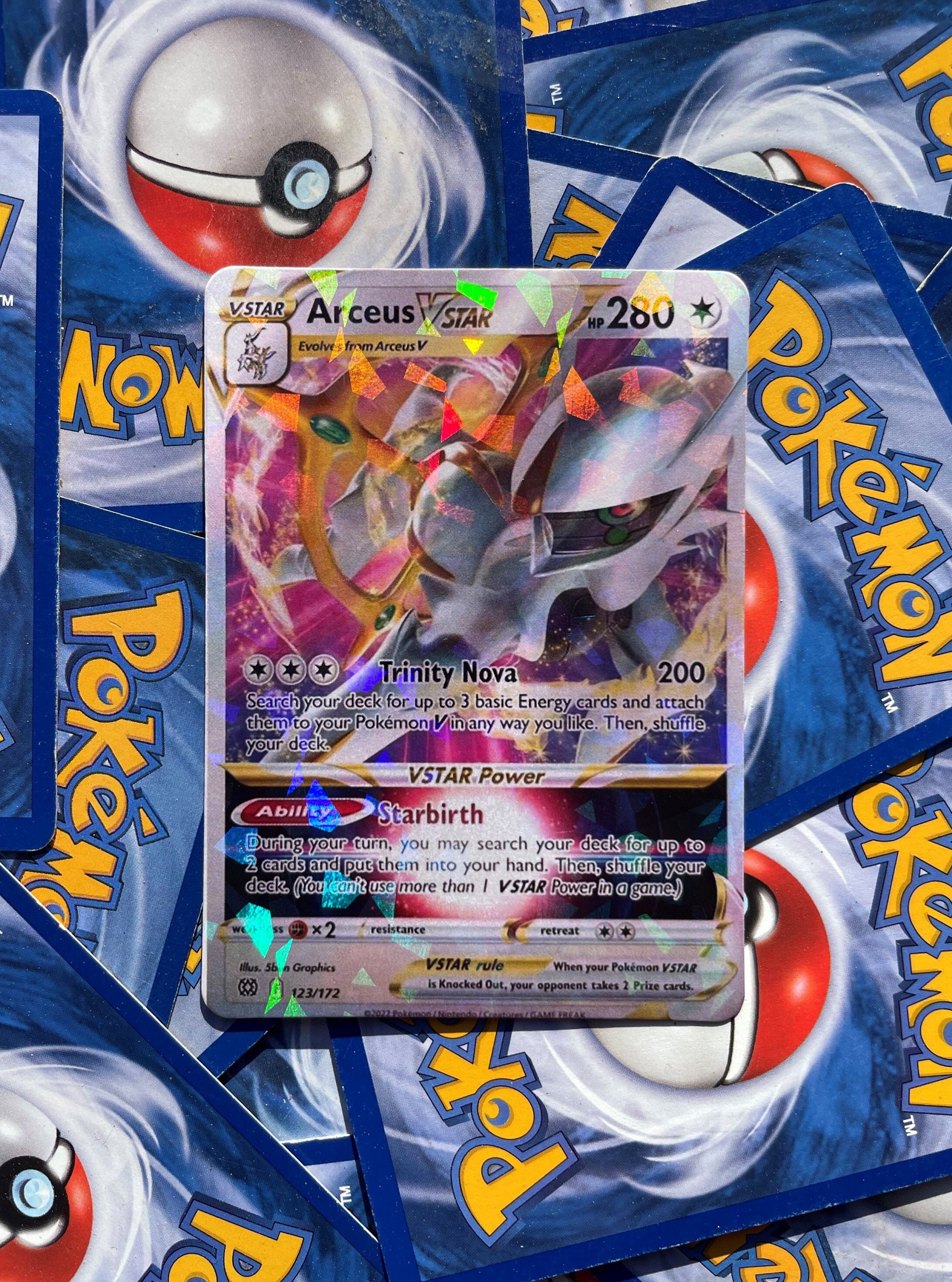 Arceus Vmax Special Pokemon Custom Made - Etsy New Zealand