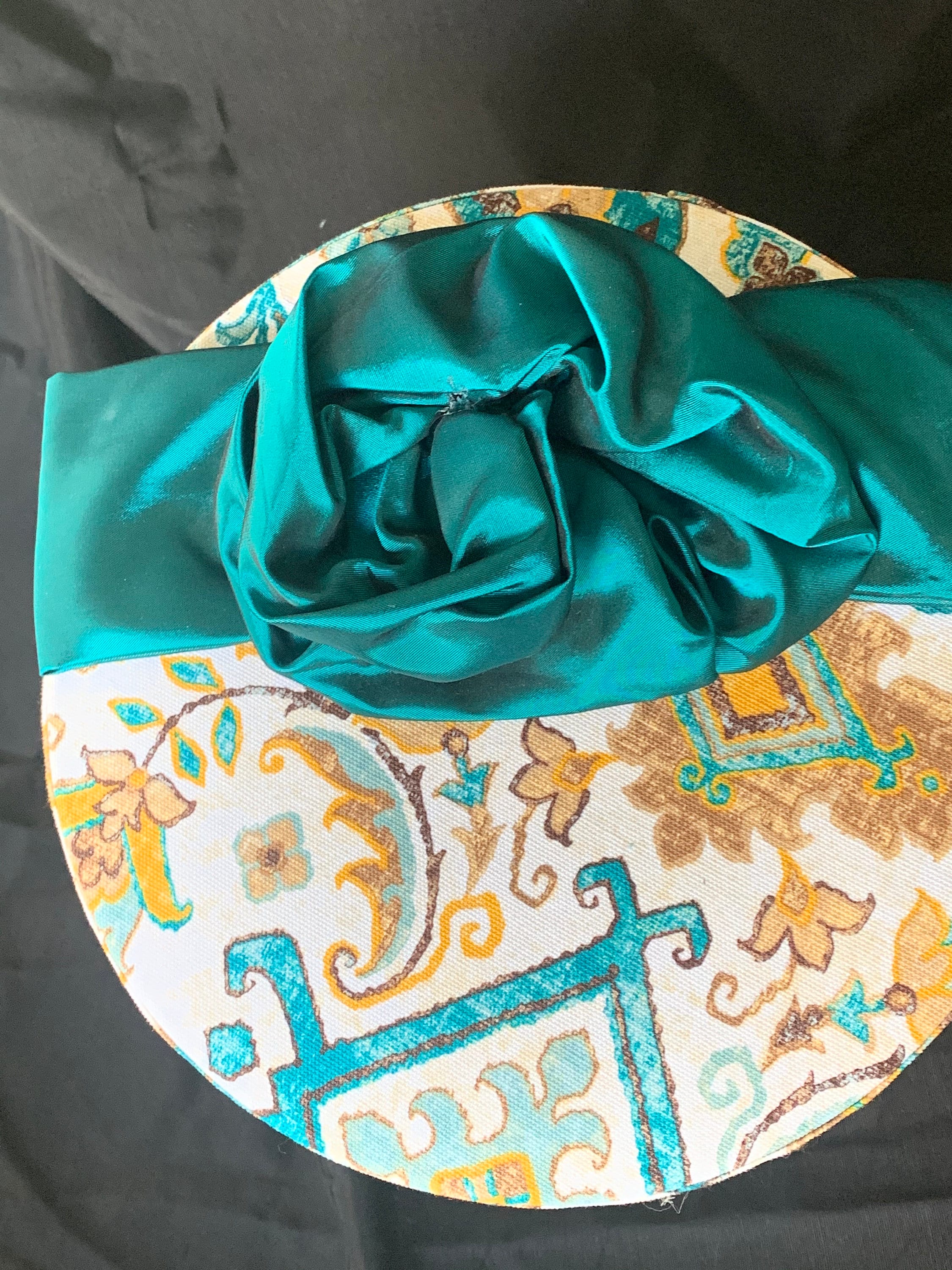 Teal and Gold Hatbox Prayer Box - Etsy