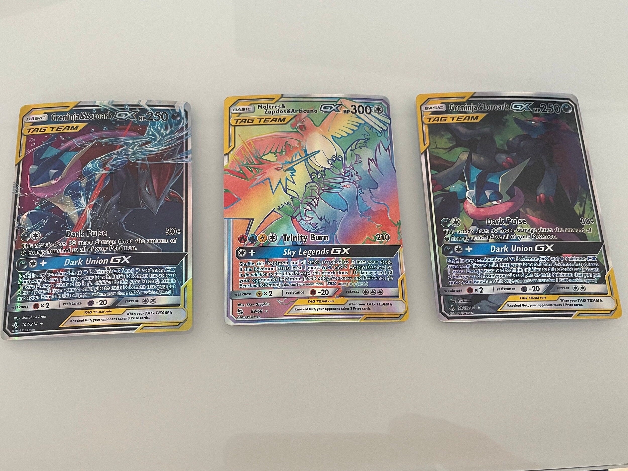 10 Pokémon Tag Team GX Holographic Cards Fast UK Shipping - Etsy UK