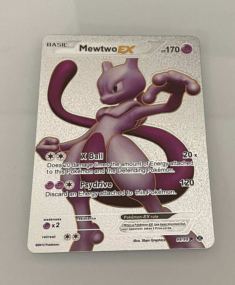 4 Pokémon Silver Edition Custom Cards - Great for Birthdays or as ...
