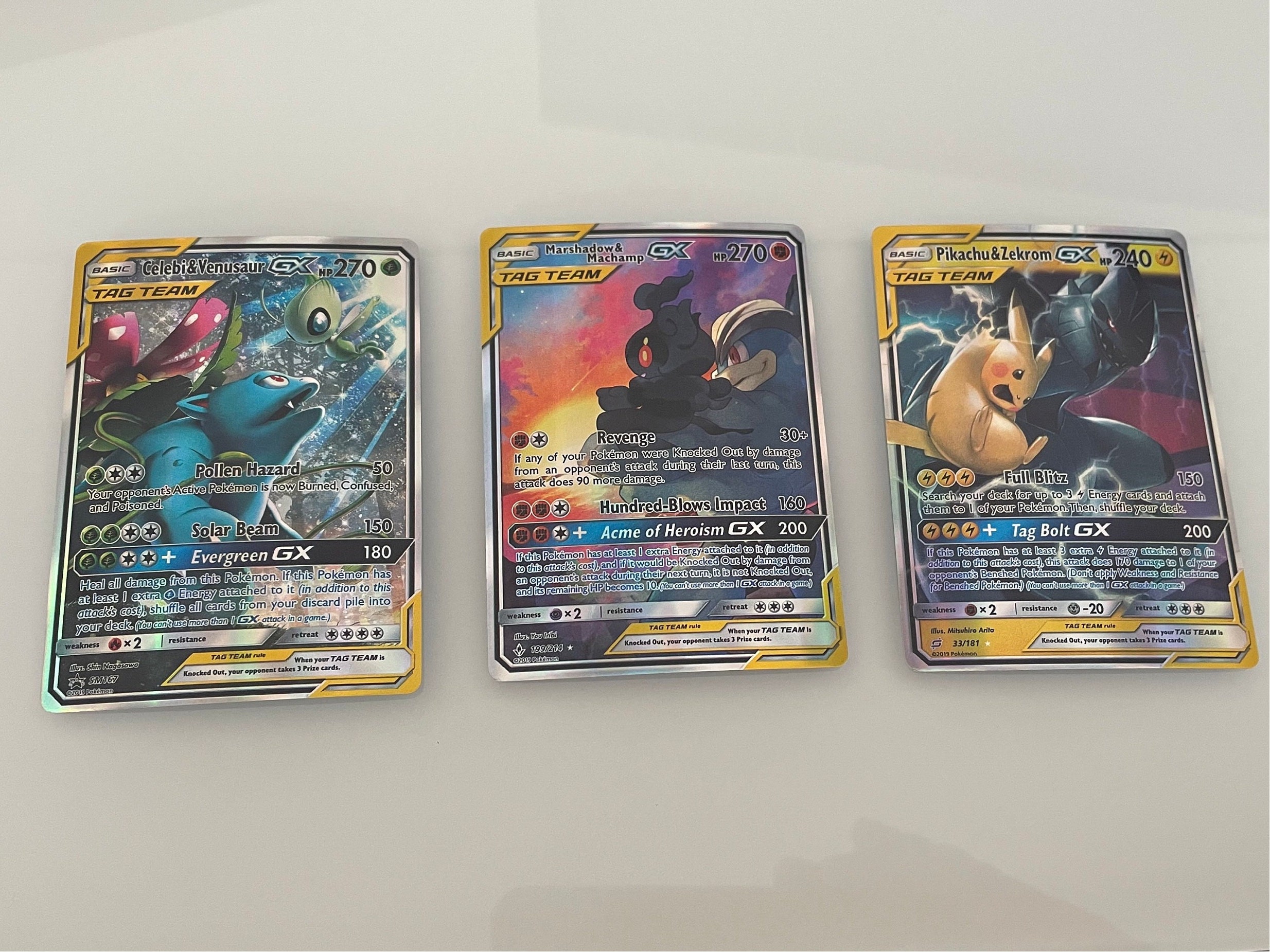 10 Pokémon Tag Team GX Holographic Cards Fast UK Shipping - Etsy UK