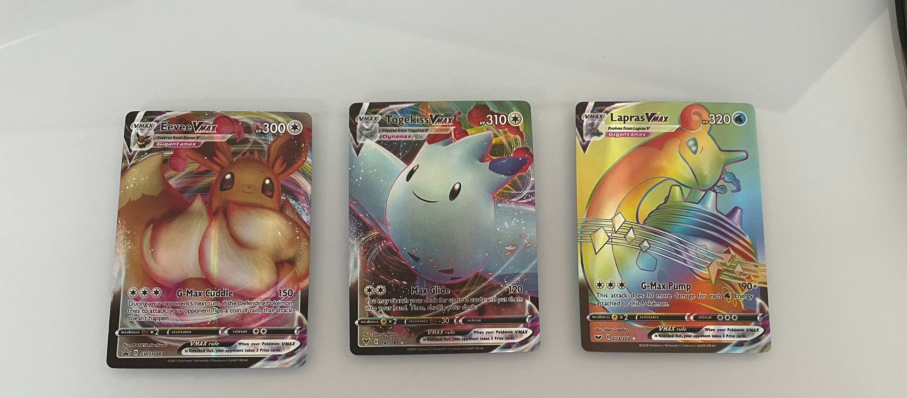 10 Pokémon VMAX Holographic Cards - Etsy UK