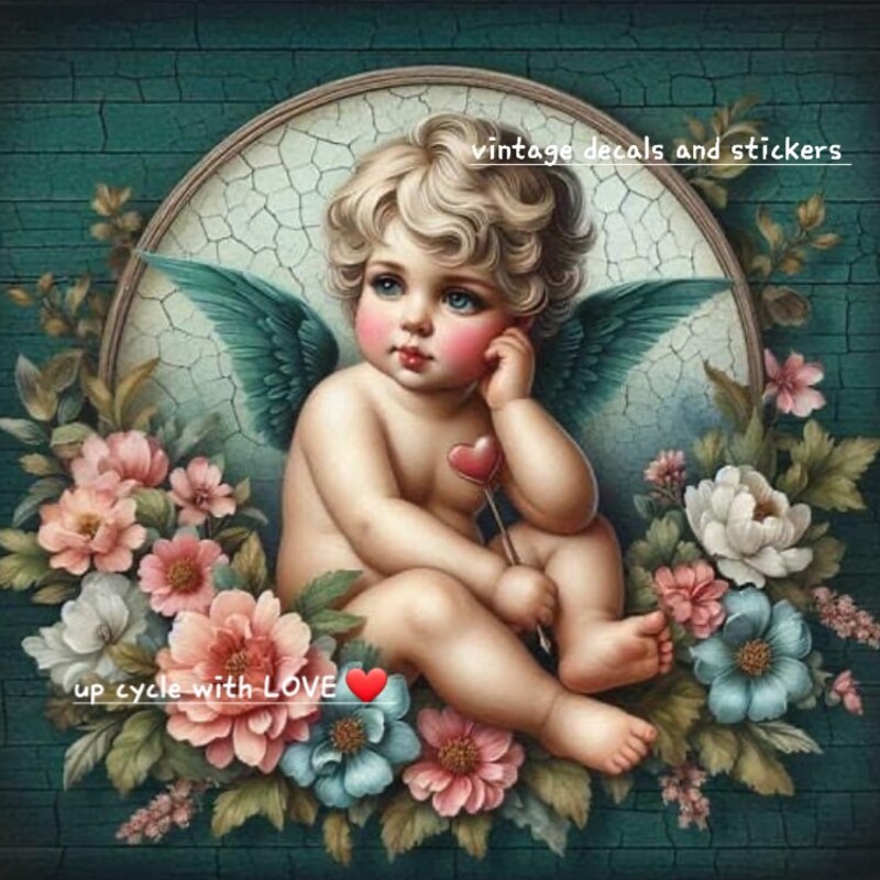 Vintage Angel Decals - Etsy