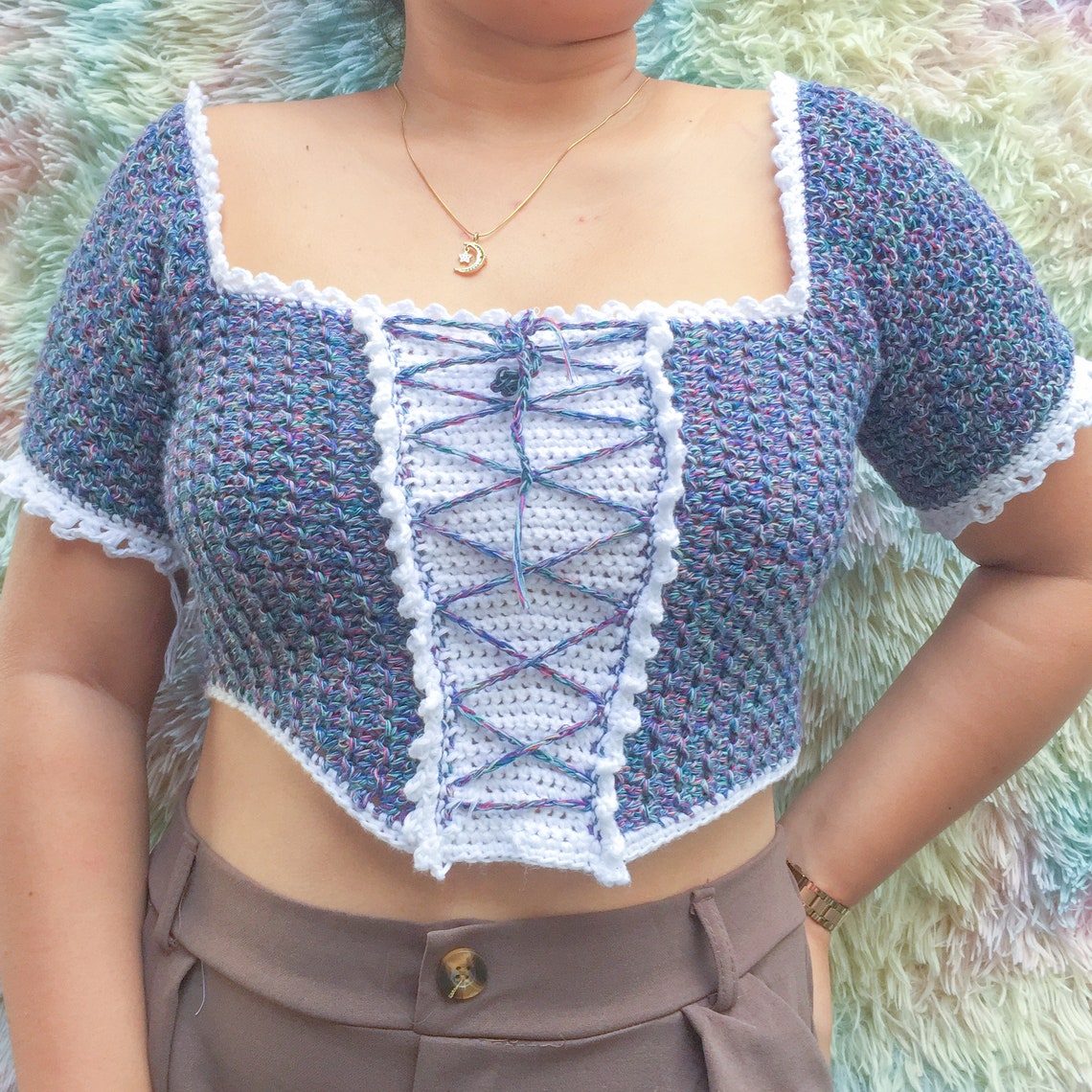 Charlotte Corset Dress Crochet Written Pattern - Etsy