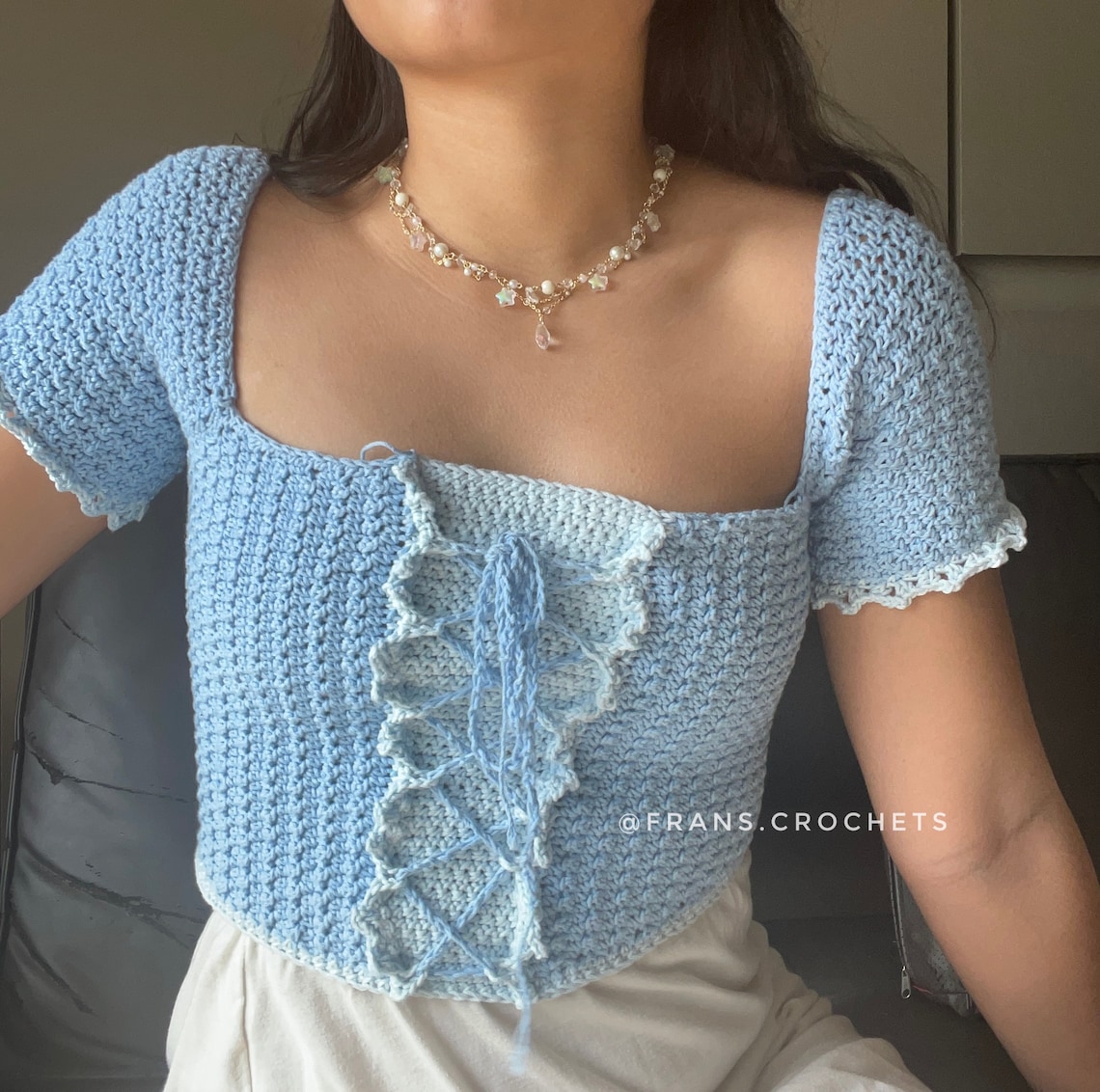 Charlotte Corset Dress Crochet Written Pattern - Etsy