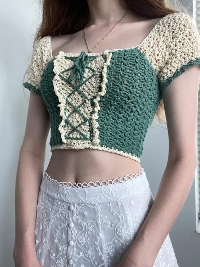 Charlotte Corset Dress Crochet Written Pattern - Etsy