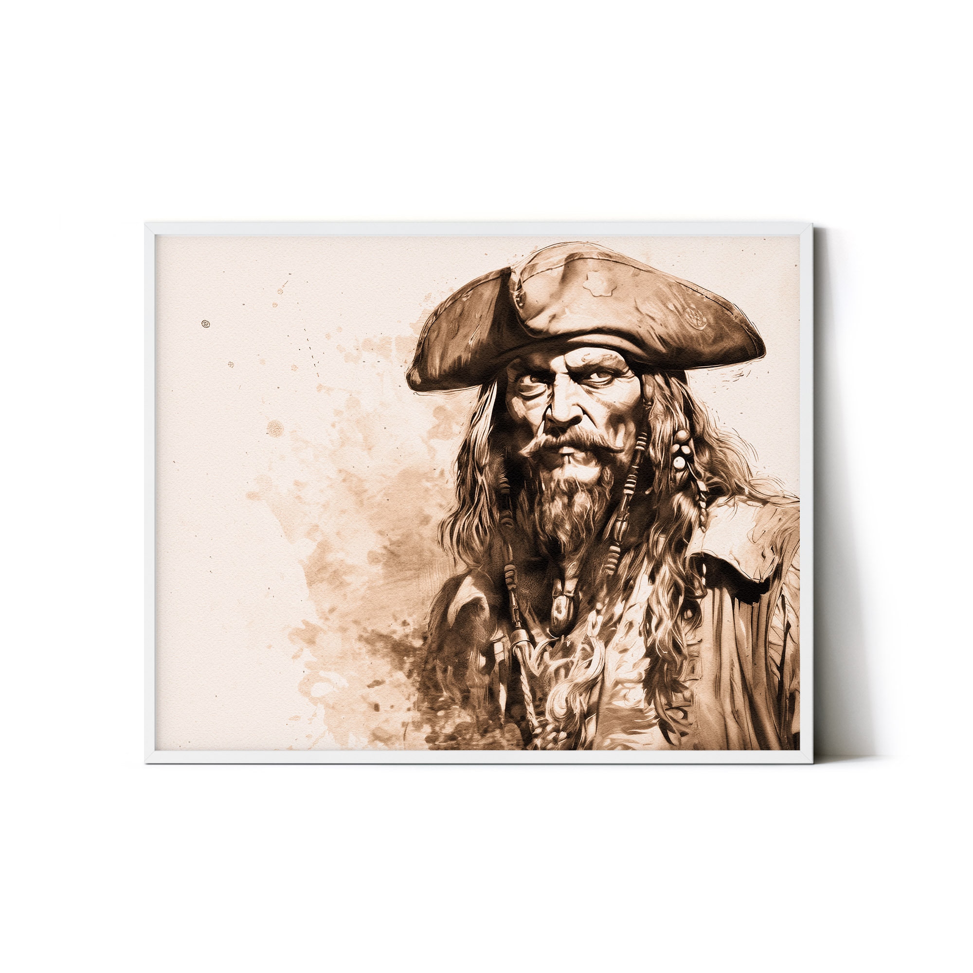 Vintage Pirate Printable Wall Art Buccaneer Art Print - Etsy