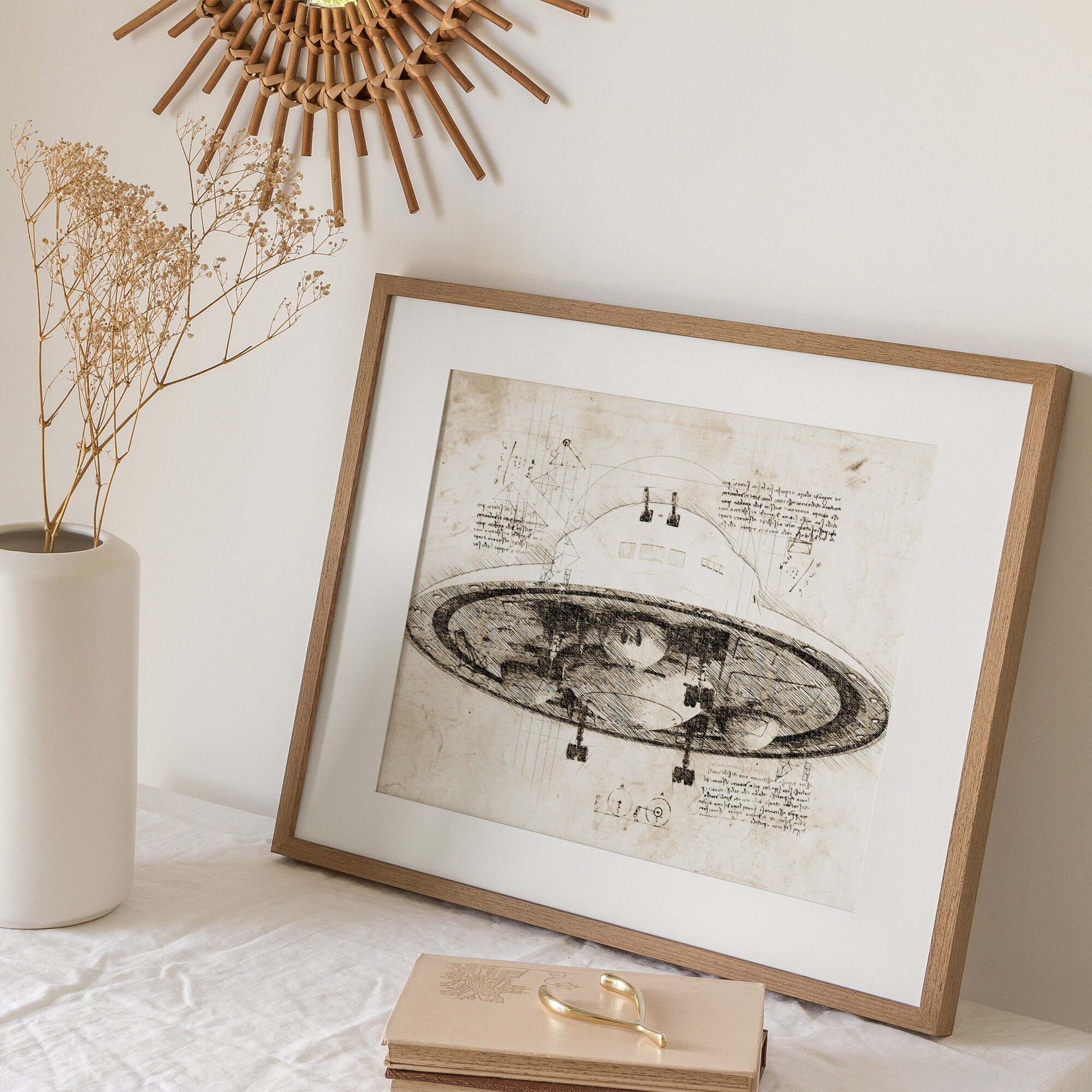 UFO Alien Print Classic UFO Printable Alien Poster UFO Sketch Art Print ...