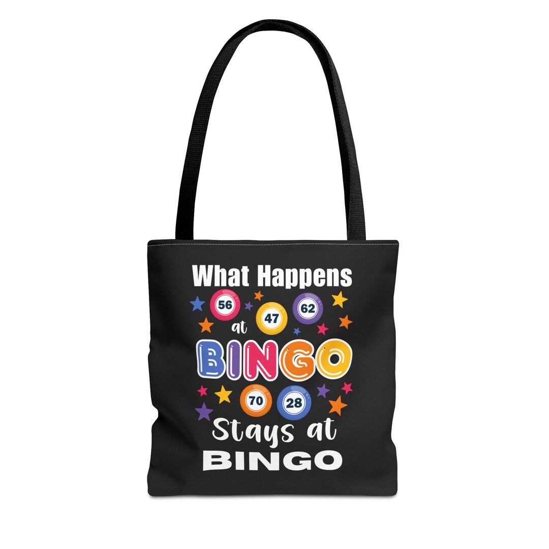 Bingo-themed Tote Bag, Fun Gift for Game Night, Playful Shopping Bag ...