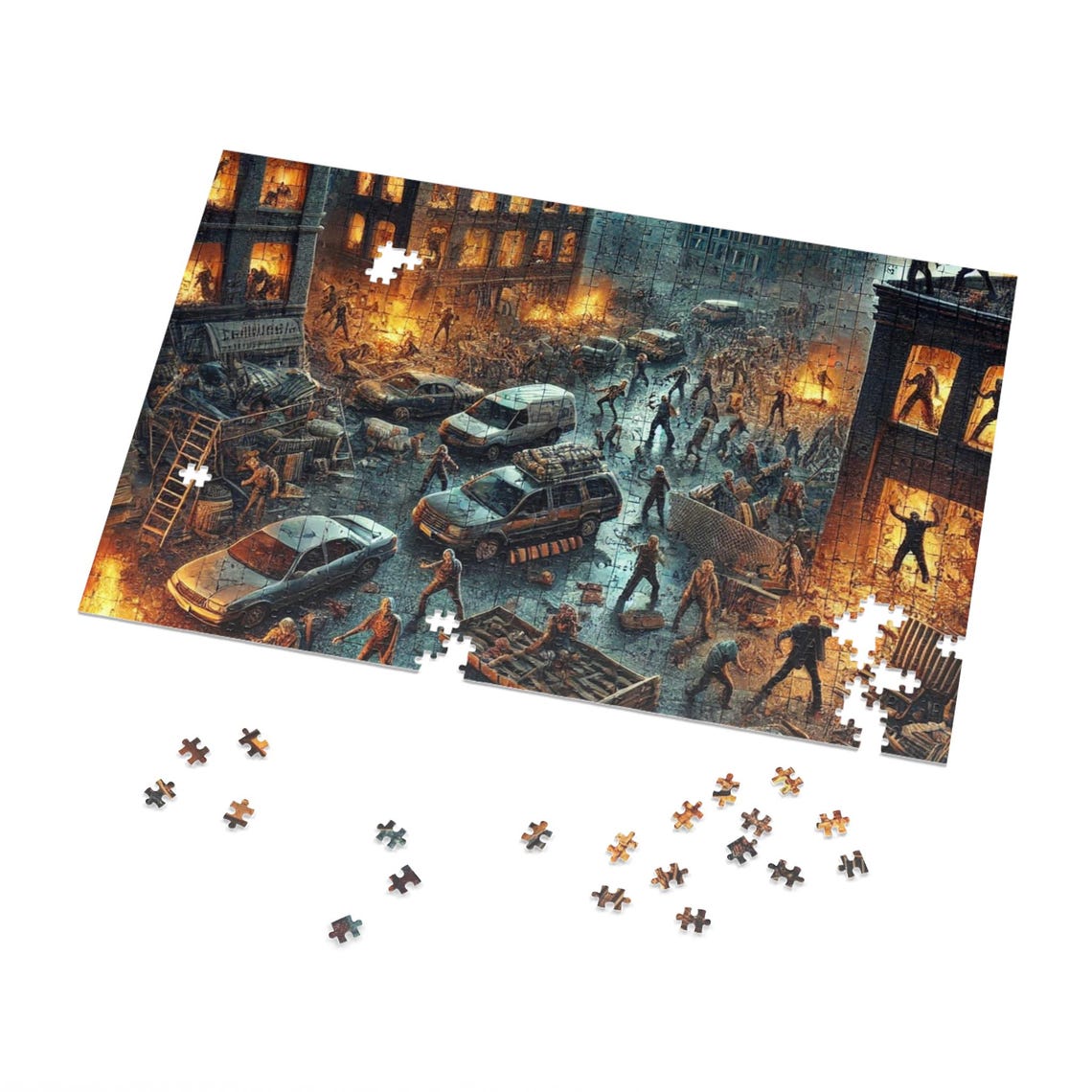 Zombie Apocalypse Jigsaw - Etsy