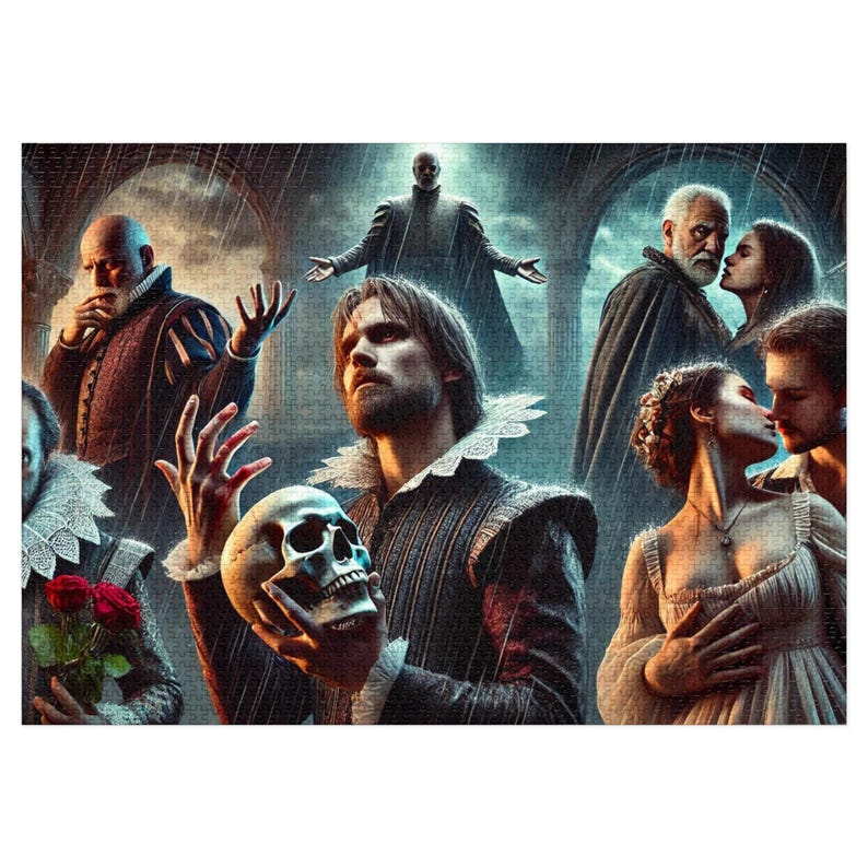 Shakespearean Masterpiece Jigsaw Puzzle - Etsy