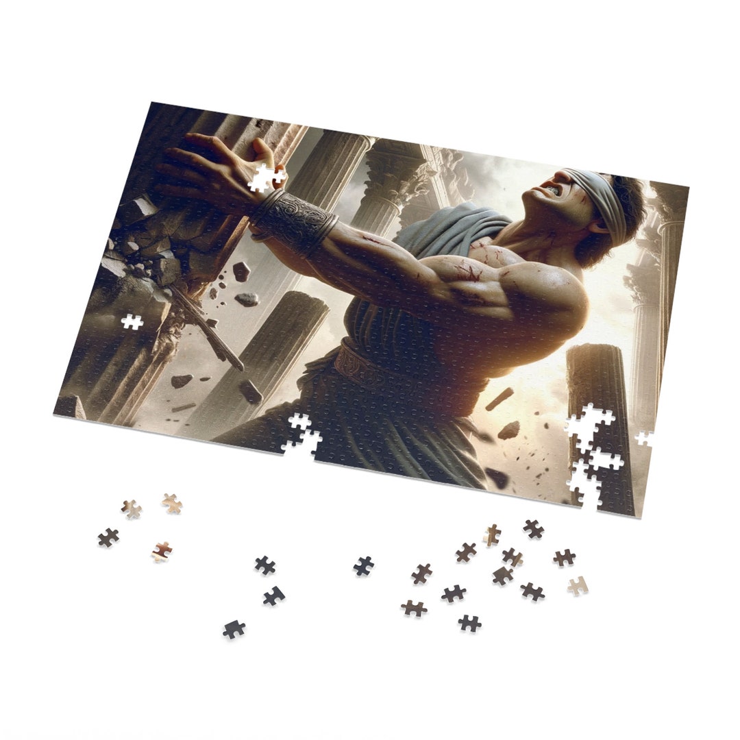 Samson's Last Stand Jigsaw Puzzle - Etsy