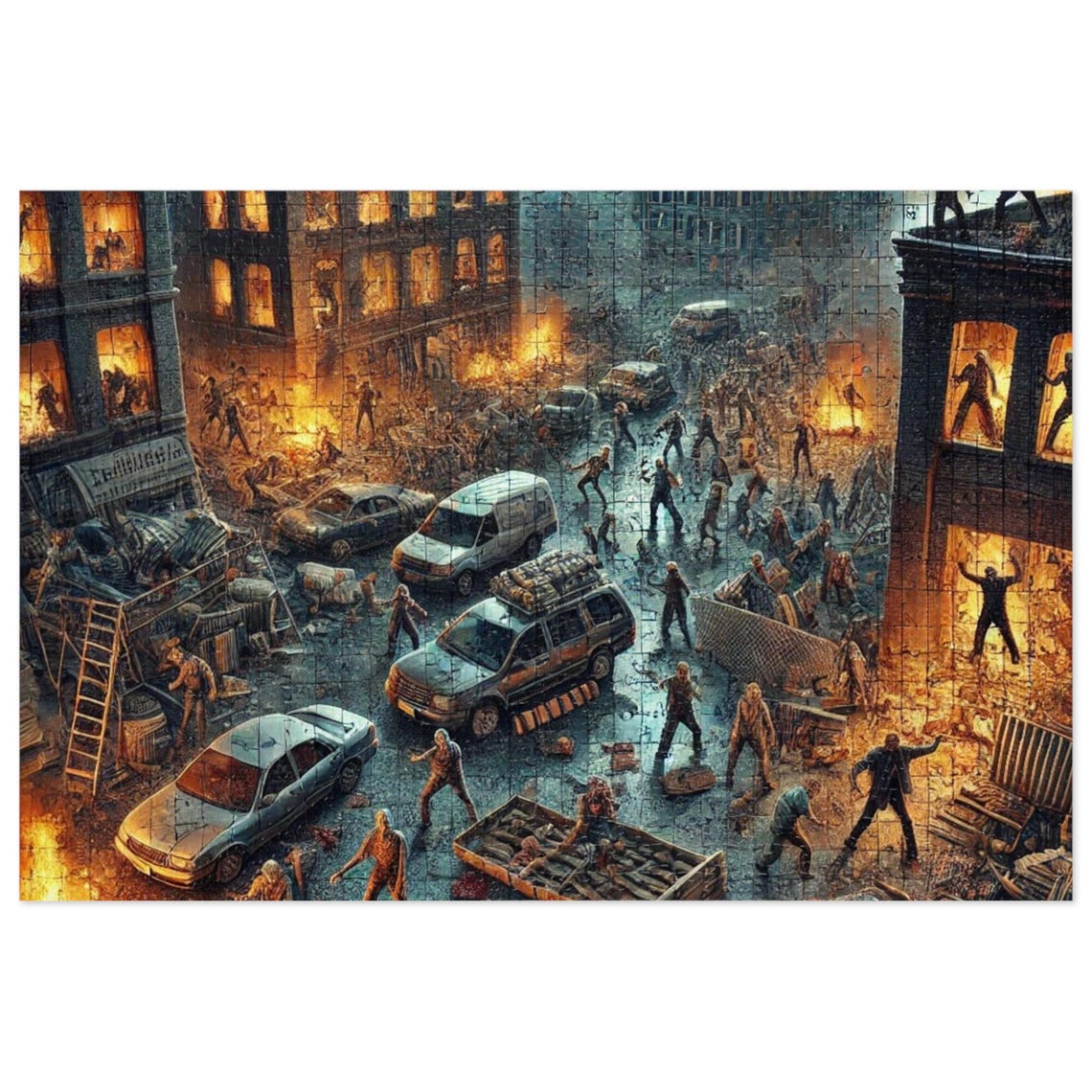 Zombie Apocalypse Jigsaw - Etsy