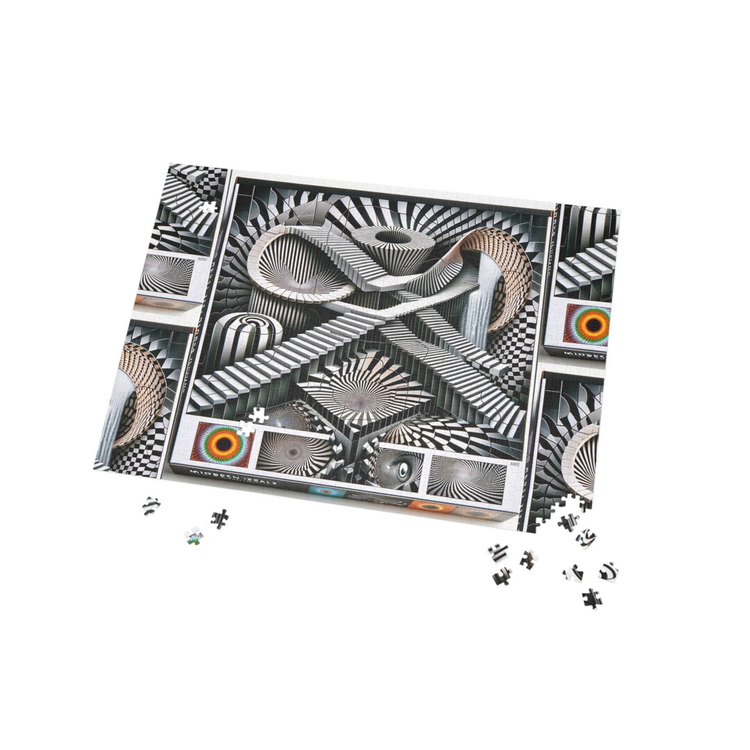 Perceptual Puzzles: Navigating the Maze of Mind-bending Realms - Etsy