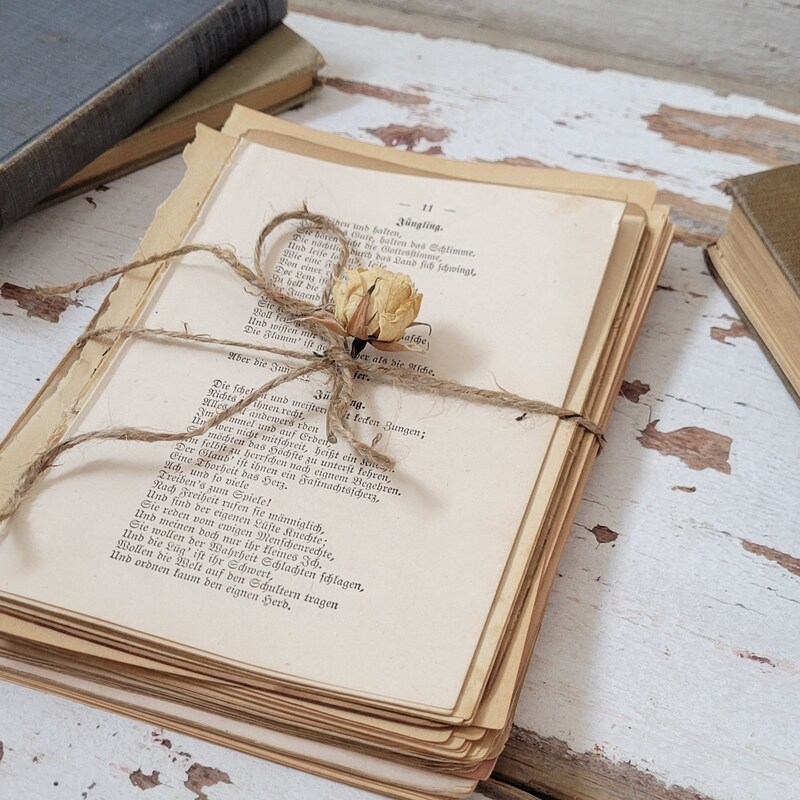 Old Book Pages - Etsy