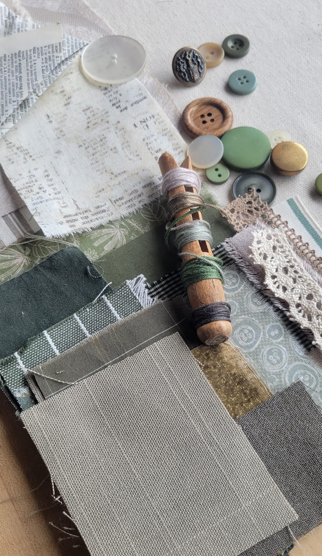 November Slow Stitch Kit - {repose} - Mindful Sewing, Scrap Sewing ...
