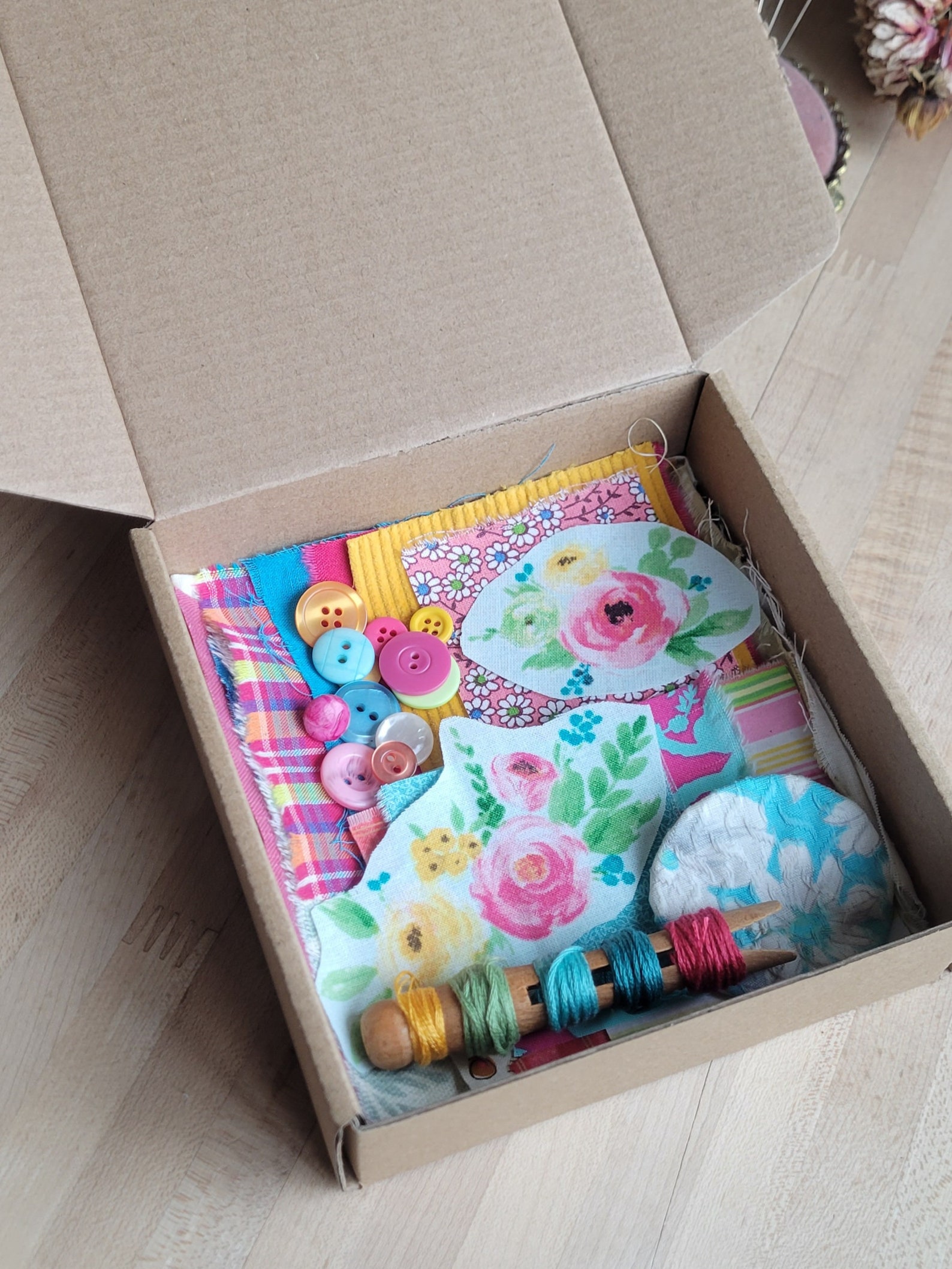 Slow Stitch Kit - {spring} - Mindful Sewing, Fabric Bundle, Slow Stitch ...