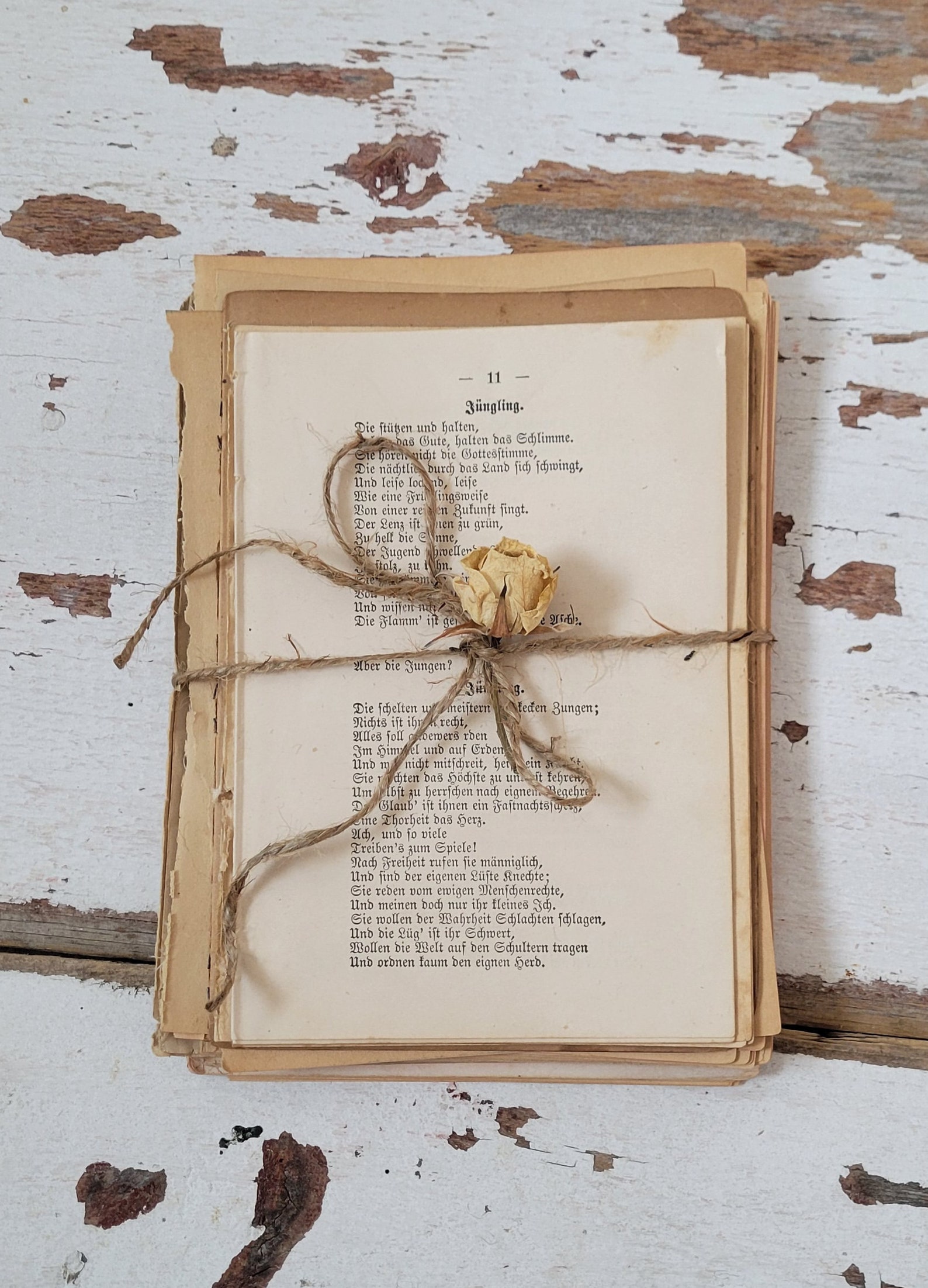 Vintage Book Pages, Antique Book Page Bundle, 100 Vintage Book Pages ...