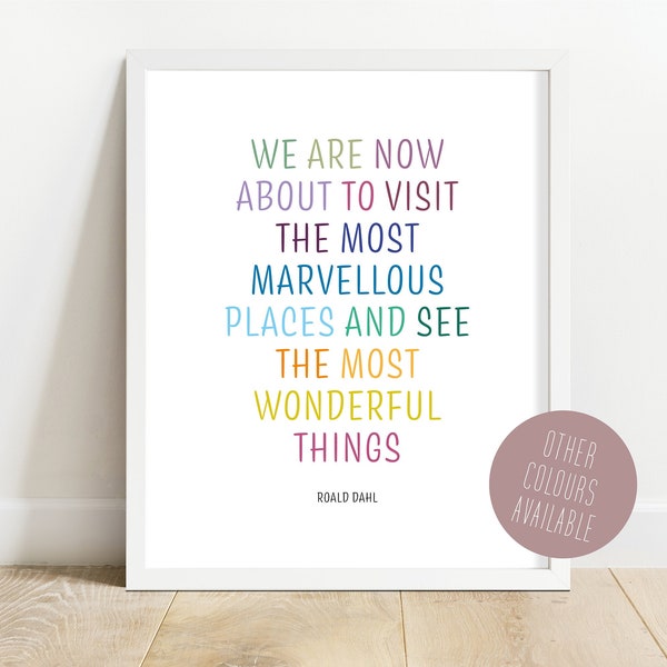 Roald Dahl Quote - Etsy UK