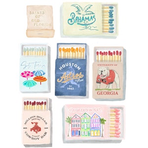 Matchbox Collection, Digital Download, Matchbox Art Print - Etsy