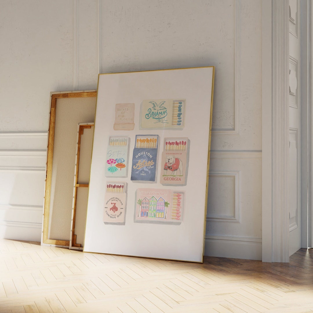 Matchbox Collection, Digital Download, Matchbox Art Print - Etsy