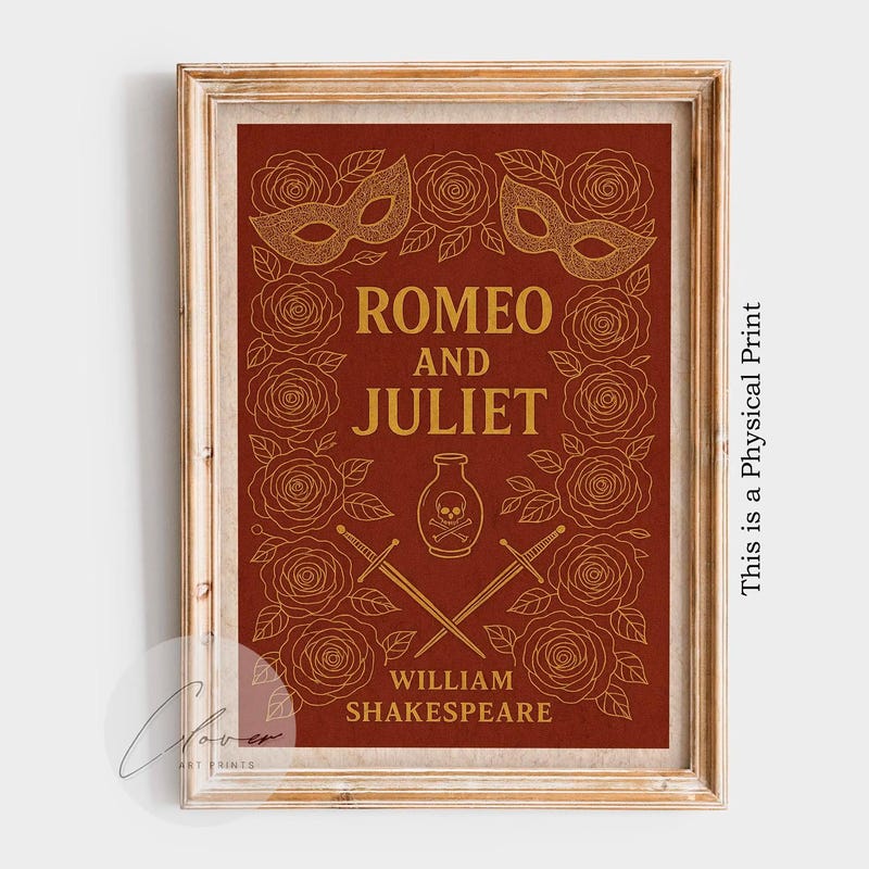 Romeo and Juliet Classic Cover - Etsy
