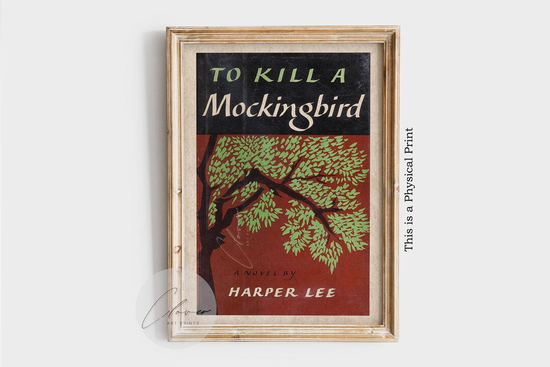 To Kill a Mockingbird Wall Art PHYSICAL Poster | Vintage Harper Lee ...