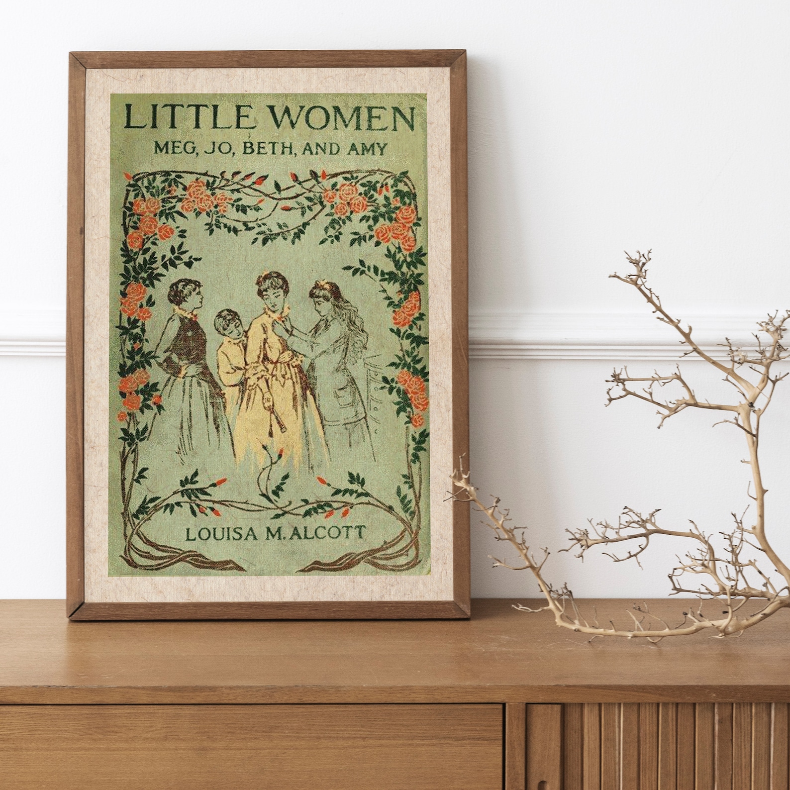 Little Women Book Cover Art Print Bookish Gift for Book - Etsy