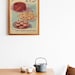 Vintage Baking Recipe Book Cover Art Print Retro Kitchen Wall Decor ...
