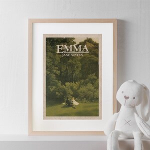 Emma Book Art Print | Digital Vintage Print for Library Wall Decor ...