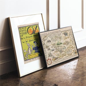 Land of Oz Map From the Wonderful Wizard of Oz Digital Printable ...