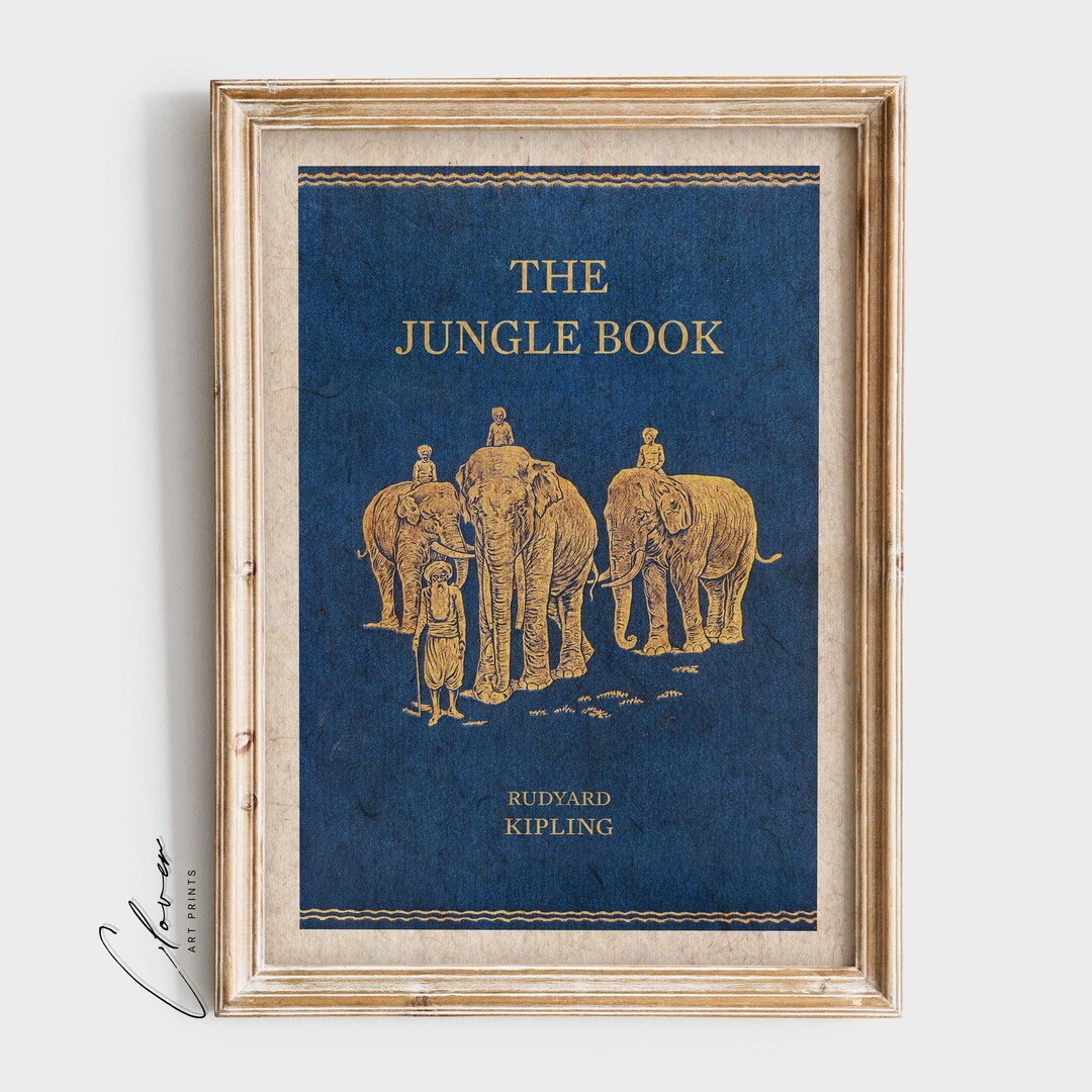 The Jungle Book Cover Art Print | Bookish Gift for Book Lovers ...