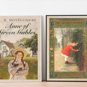 Children's Book Cover Art Prints | Set of 9 | Bookish Gift for Book ...
