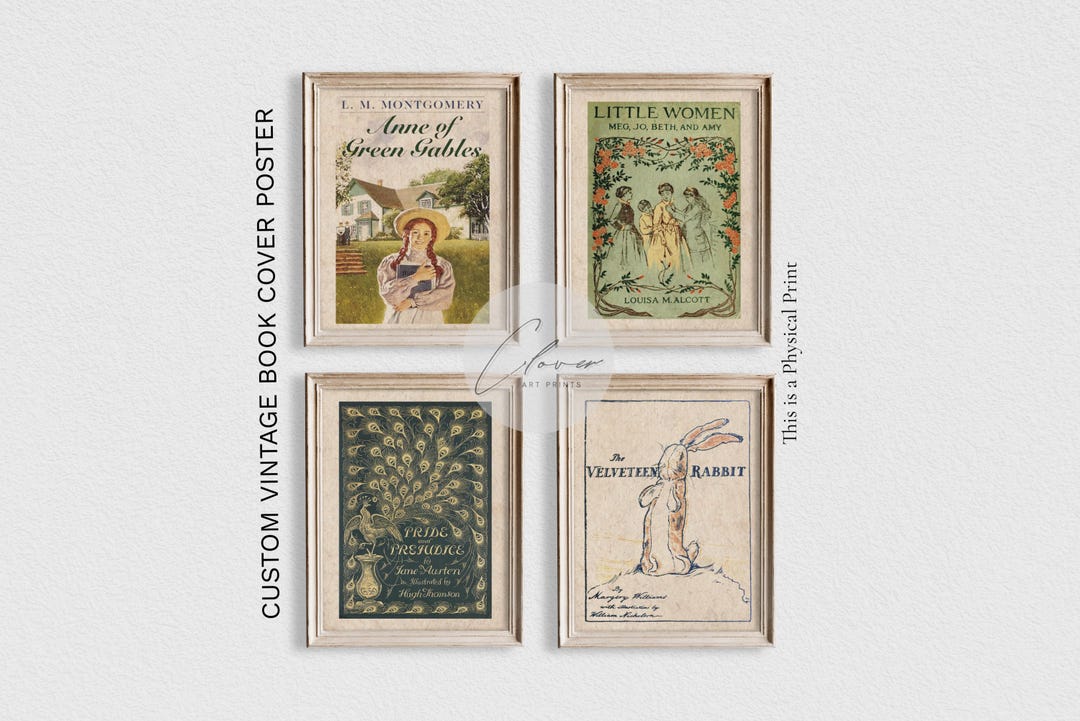 Custom Vintage Literary Art Print Inspired by Your Favorite Book ...