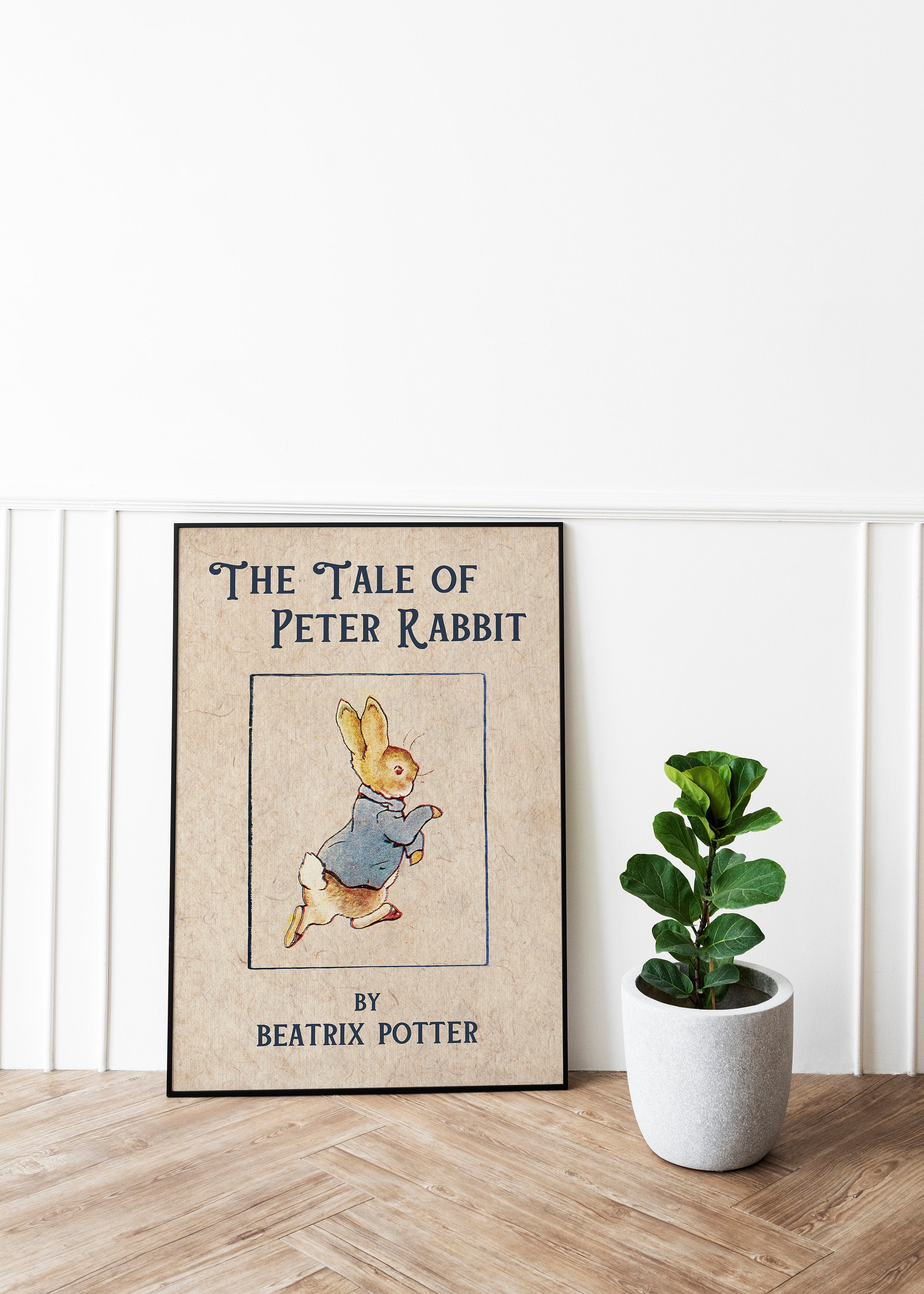 The Tale of Peter Rabbit Book Cover Art Print Bookish Gift for Book ...
