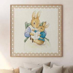 Cute Beatrix Potter Prints for Nursery Room Wall Art | Vintage Peter ...
