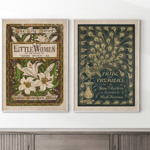 Classic Book Cover Art Prints | Set of 9 | Bookish Gift for Book Lovers ...